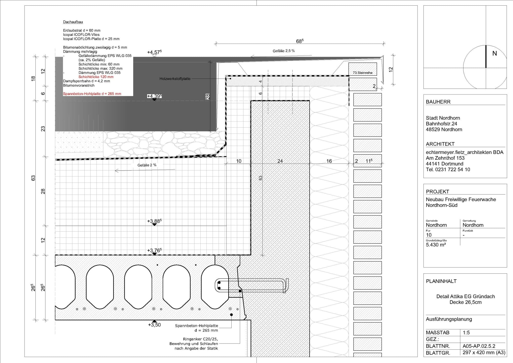 Feuerwache Nordhorn | Flachdach | Sonderbauten | BauNetz Wissen