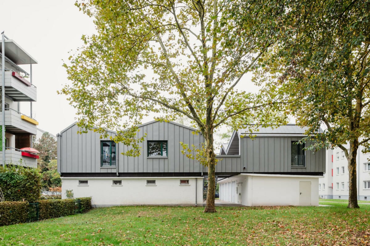 Garagenaufstockung in Karlsruhe | Integrales Planen | Wohnen/Gesundheit ...