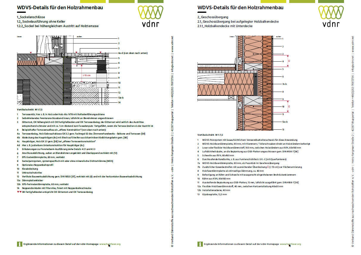 Holzfaser-WDVS: Details für den Holzrahmenbau | Holz | Publikationen ...