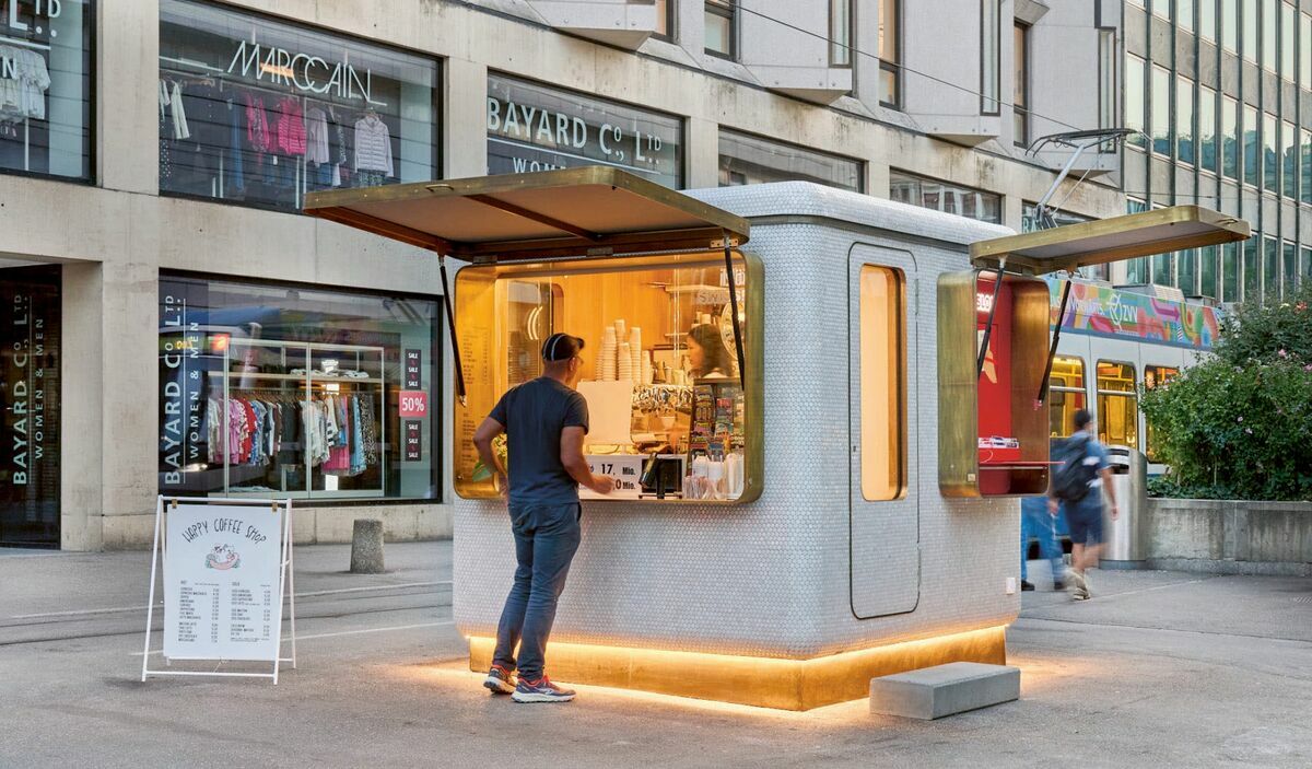 Kiosk-Update in Zürich | Fassade | News | BauNetz Wissen
