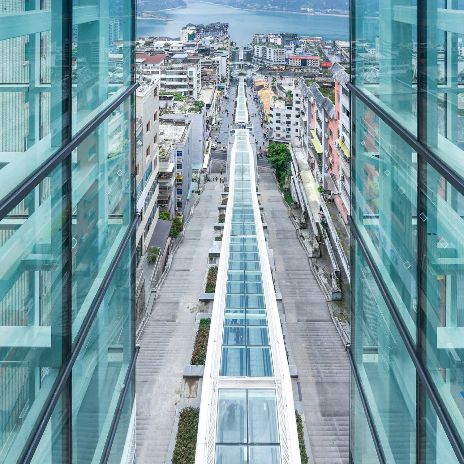 Wushan Goddess Escalator in China | Treppen | Sonderbauten | BauNetz Wissen