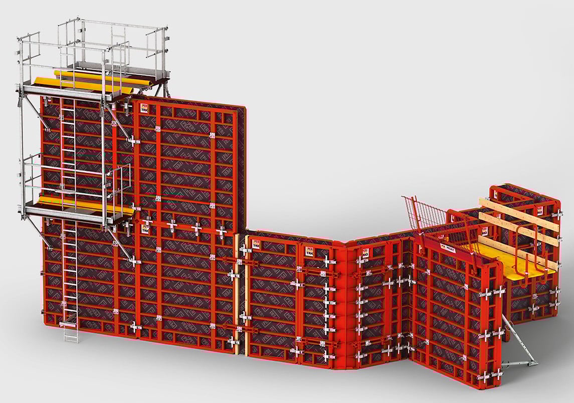 Rahmenschalung | Gerüste und Schalungen | Glossar | BauNetz Wissen