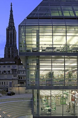 Zentralbibliothek in Ulm | Gebäudetechnik | Kultur/Bildung | Baunetz_Wissen