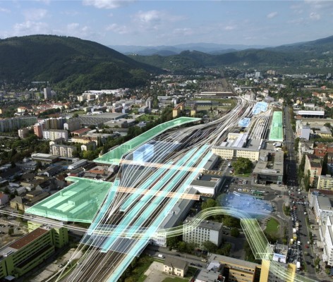 Hauptbahnhof Graz | Sicherheitstechnik | Sonderbauten | Baunetz_Wissen