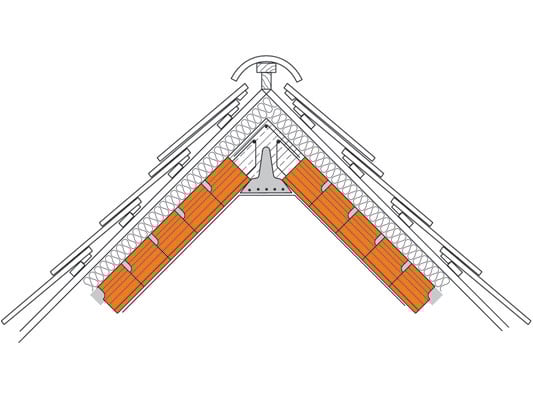Anschluss Haustrennwand - Dach | Mauerwerk | Dach | BauNetz Wissen